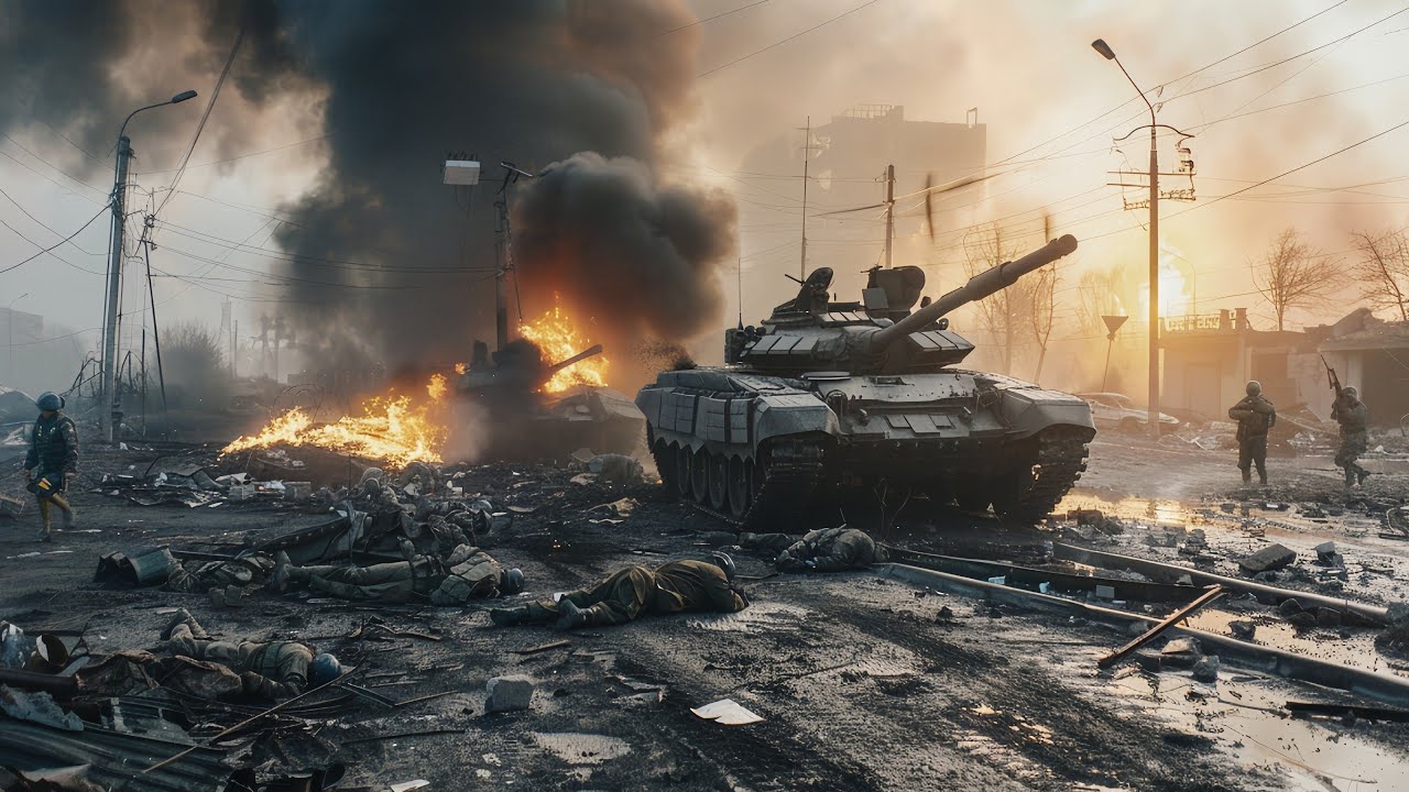 TERRIFYING MOMENT! NATO's Main Armored Column Destroyed by Russia in ...