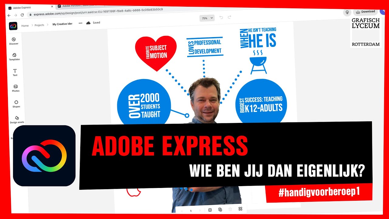 Adobe Express | Een collage over jezelf - YouTube