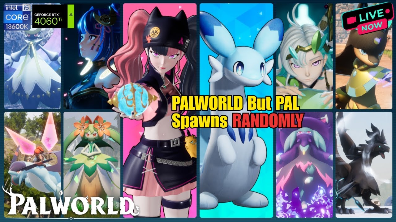 Palworld but Every Pal Spawns Randomly #episode7| #palworld #LiveStream ...