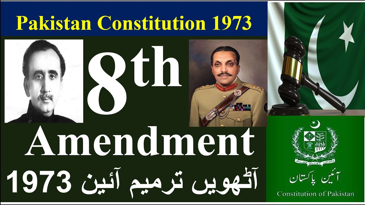 Constitution 1973, 8th Amendment Eng./URDU/HINDI - YouTube