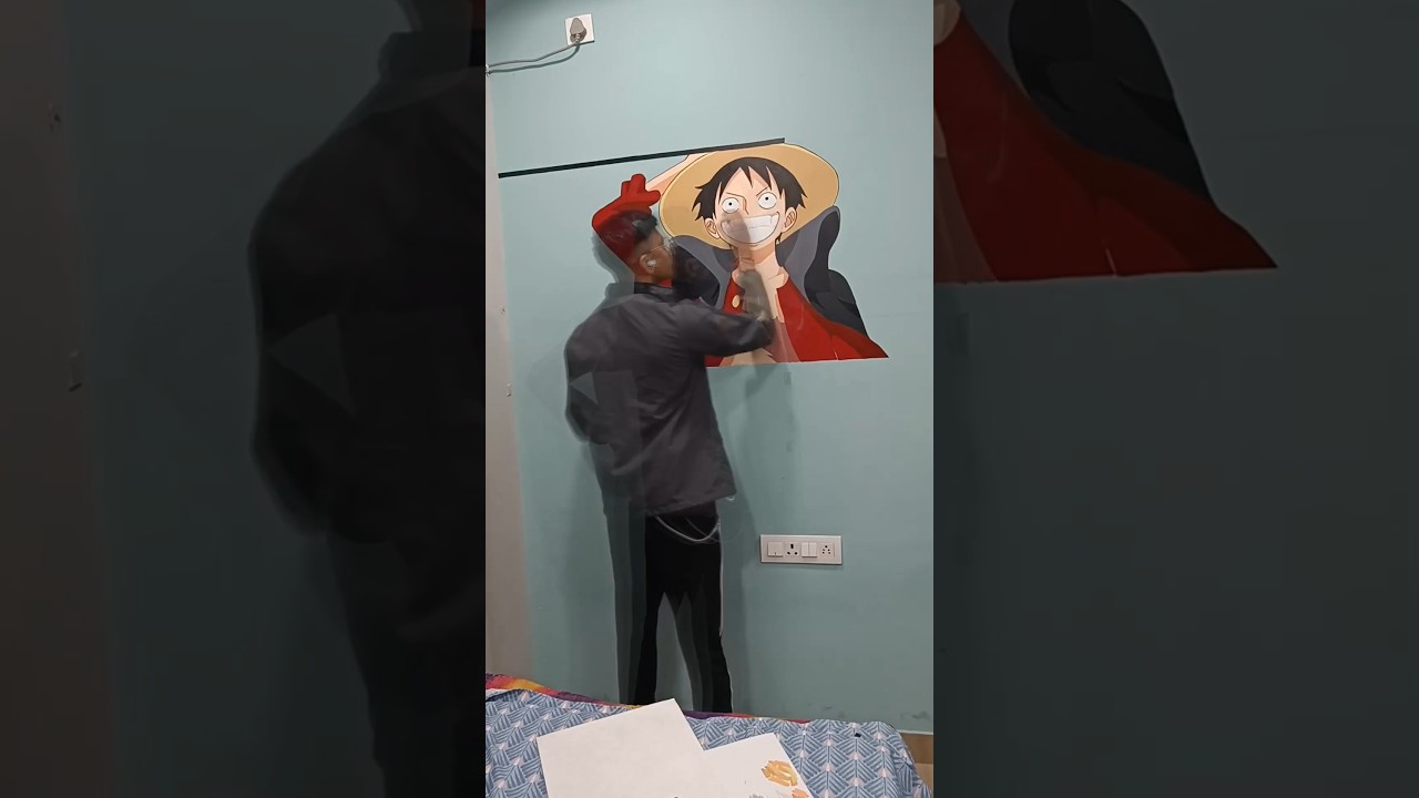 luffy wall painting | #luffy #onepiece #animeart #drawing #artist # ...
