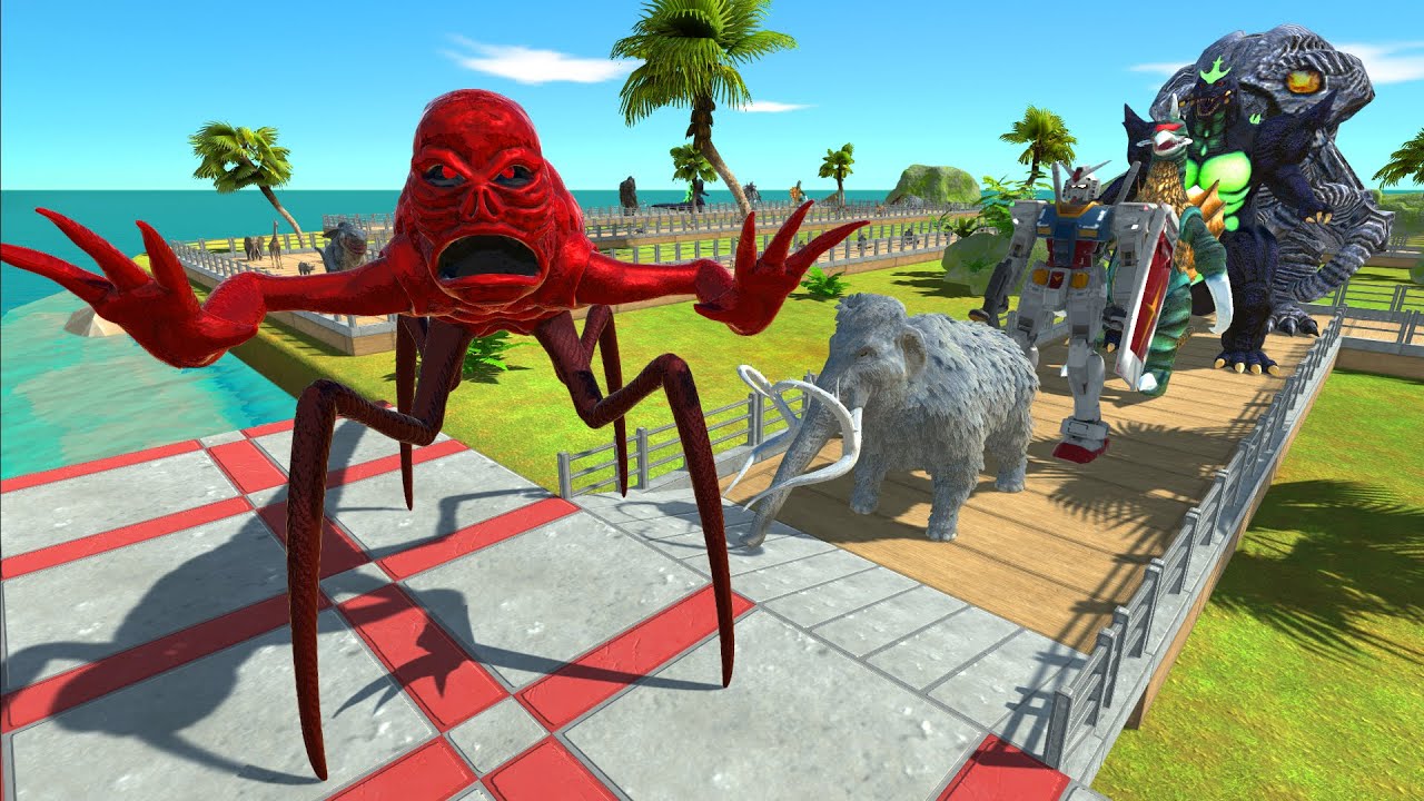 New Update Titanus Red Oasis Death Run - Animal Revolt Battle Simulator ...