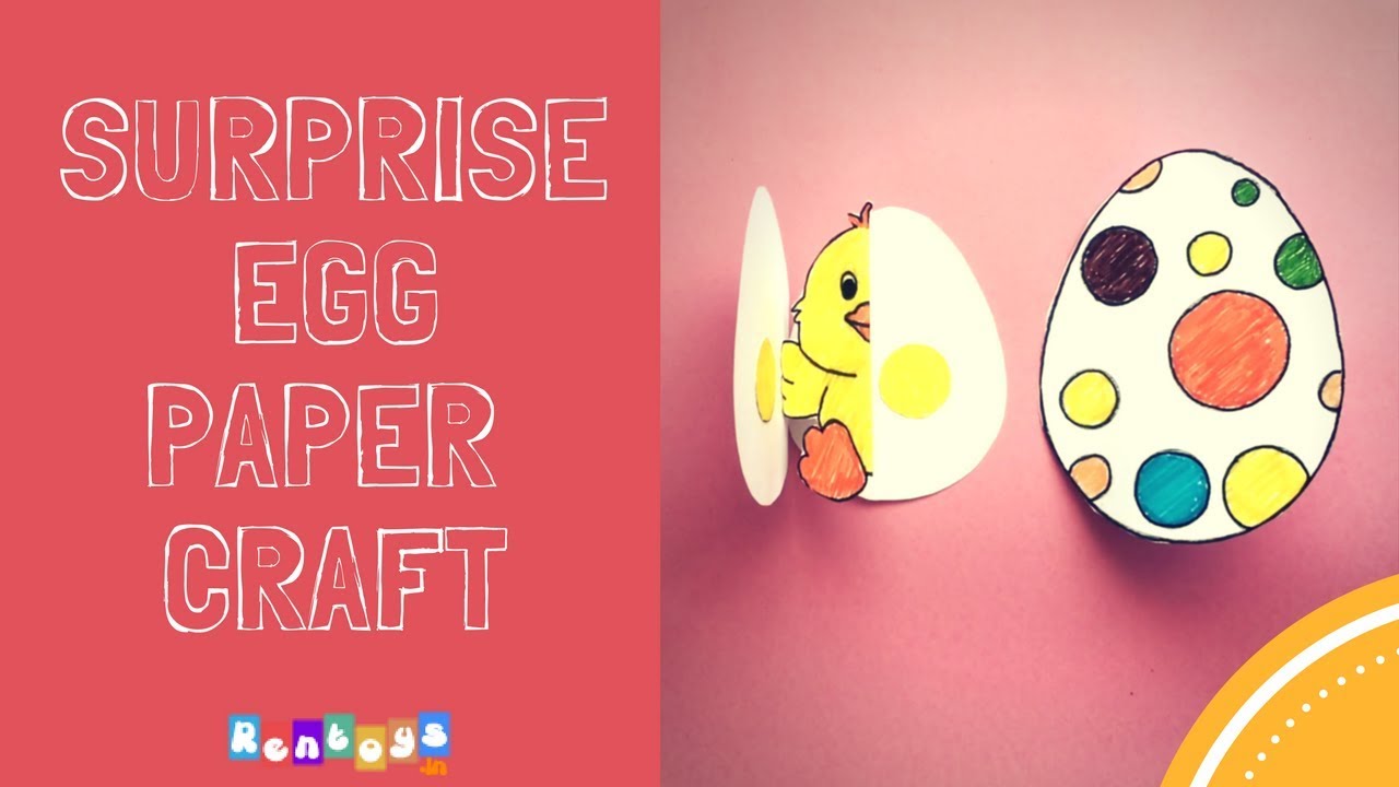 Paper Craft- Easter Surprise Egg - YouTube