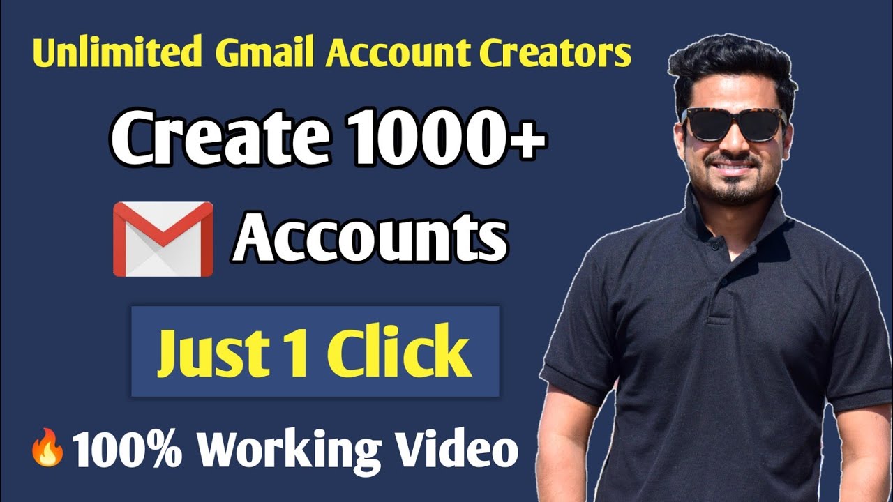 How To Create Unlimited Gmail Accounts | Unlimited Gmail Account ...