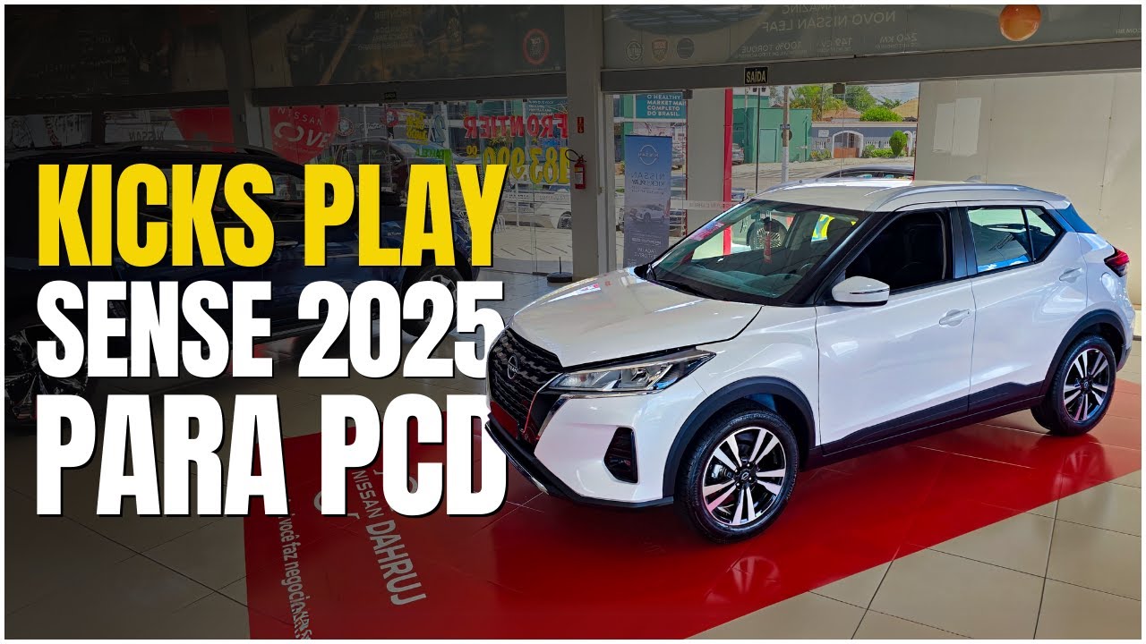 🚨 NOVO NISSAN KICKS PLAY SENSE 2025! DE R$ 126.890 POR R$ 105.990 PARA PCD! - YouTube