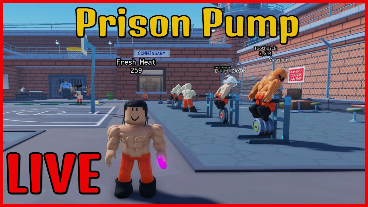 Prison Pump LIVE Roblox - YouTube