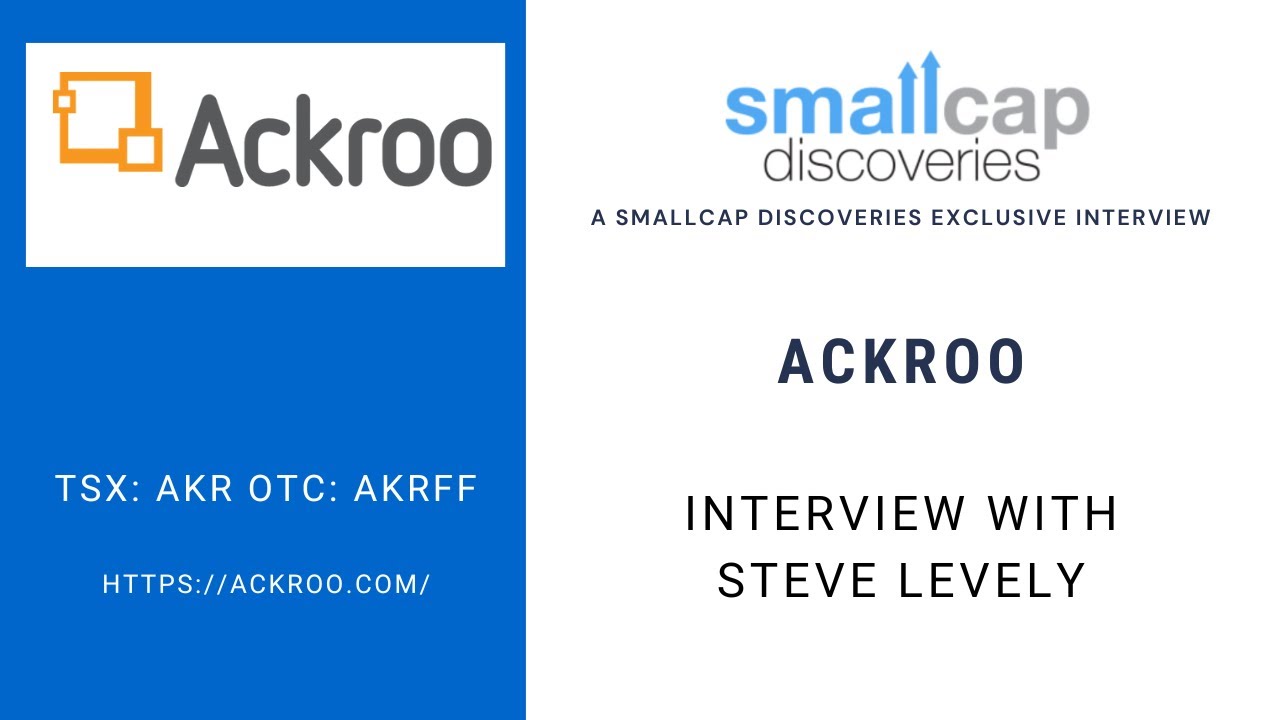 Ackroo Inc. (TSX.V: AKR) Update with CEO Steve Levely - YouTube