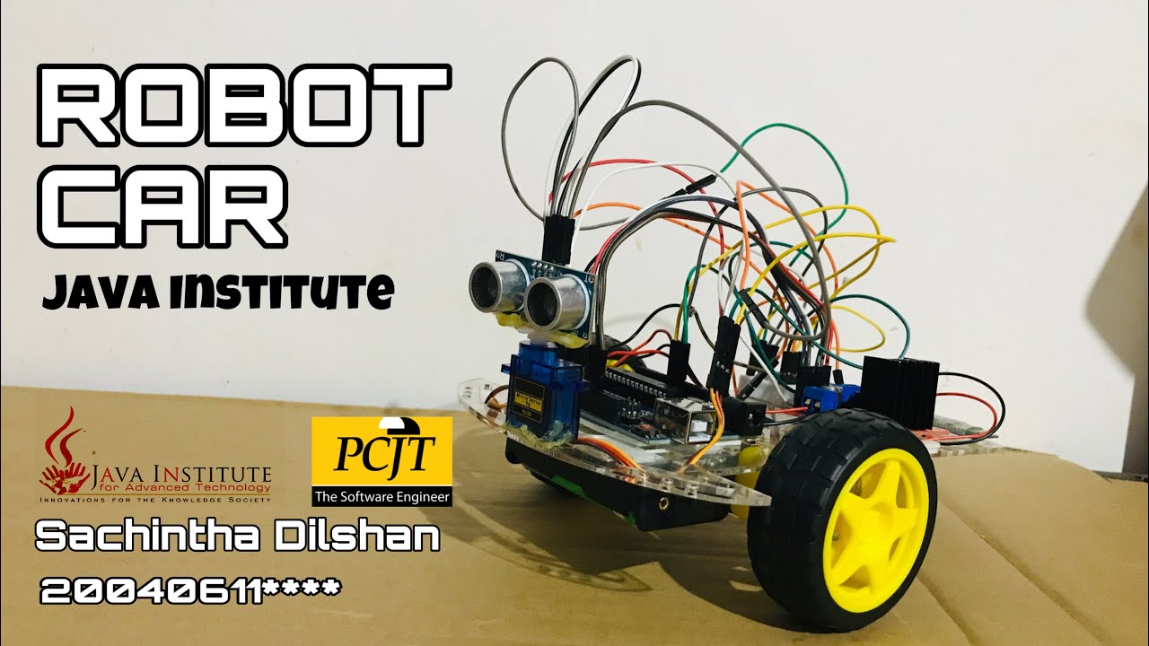 Obstacle Avoiding Robot Car Java Institute Pcjt Software Engineering Youtube 1203