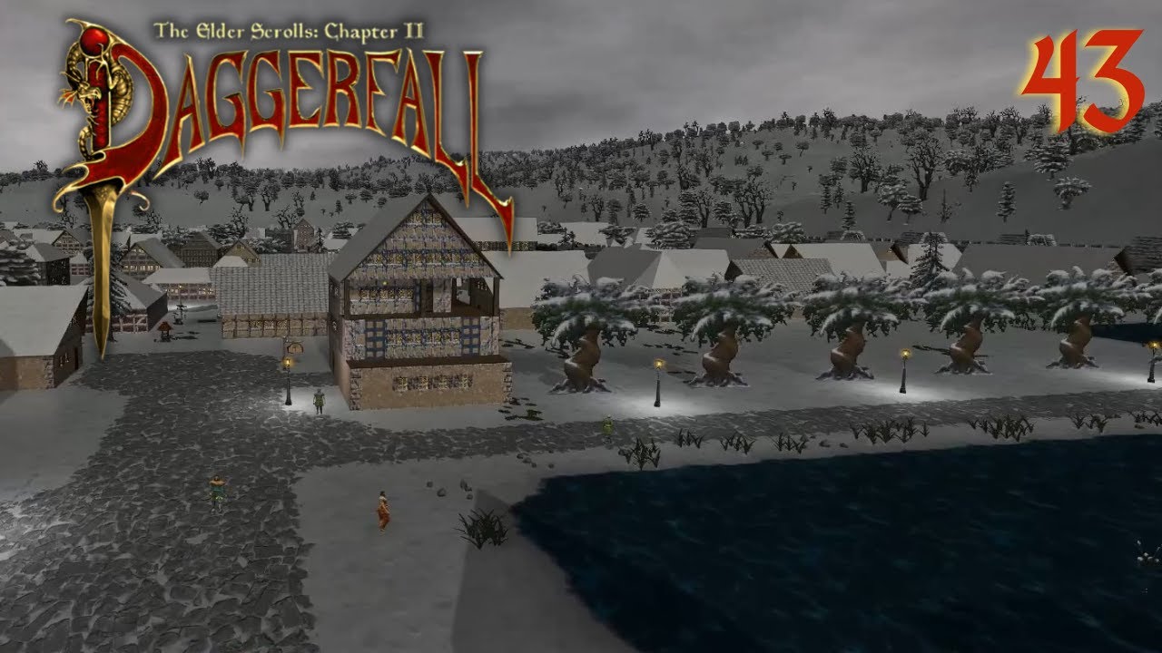 Daggerfall Unity - Taking a bird's eye fly-over of Daggerfall City ...