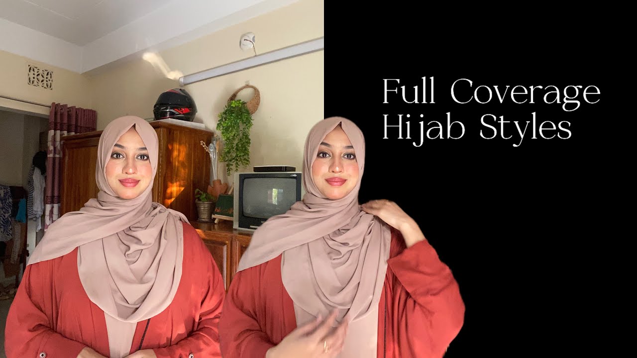 Full Coverage Hijab Tutorial | Ekamony - YouTube