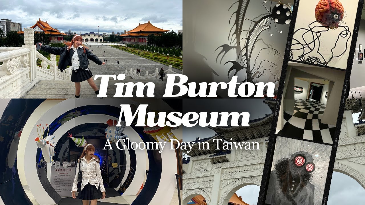 TAIWAN VLOG ★༄: Tim Burton Museum, relaxing train ride, sightseeing ...