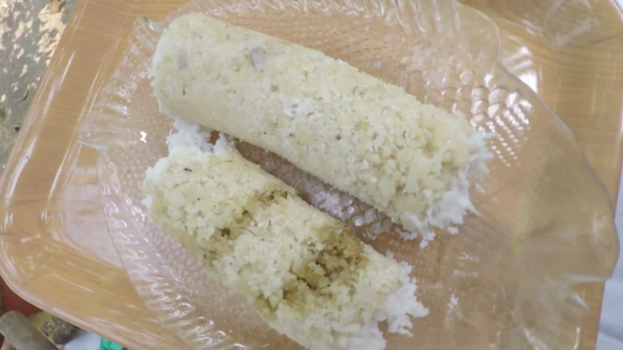 Tapioca steam cake / kappa puttu with tapioca flour - YouTube