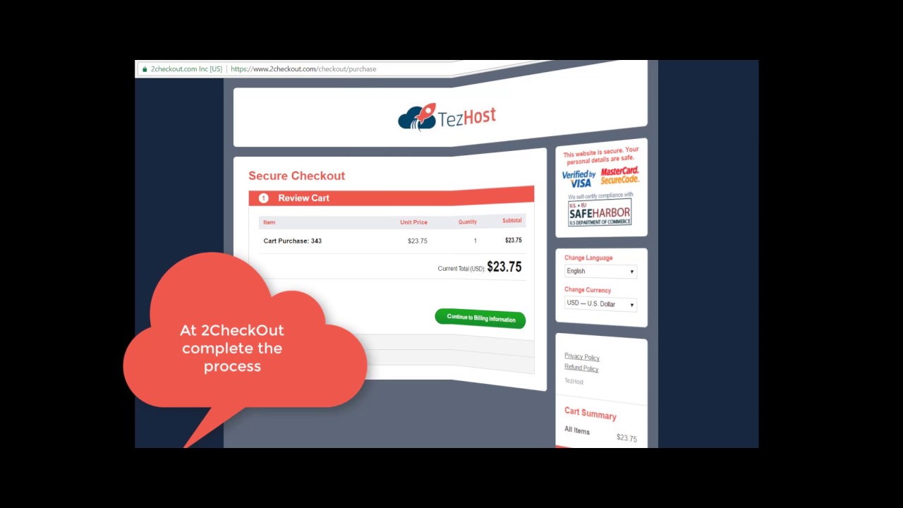 How to order at Tezhost? - YouTube