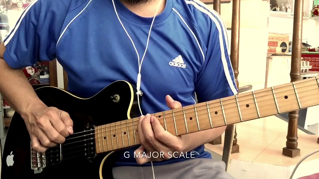 G Major Scale 6th to 4th String - YouTube