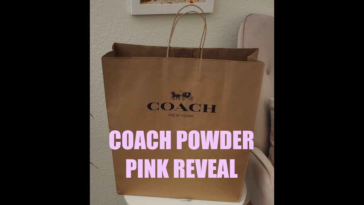 Coach Powder Pink Reveal - YouTube