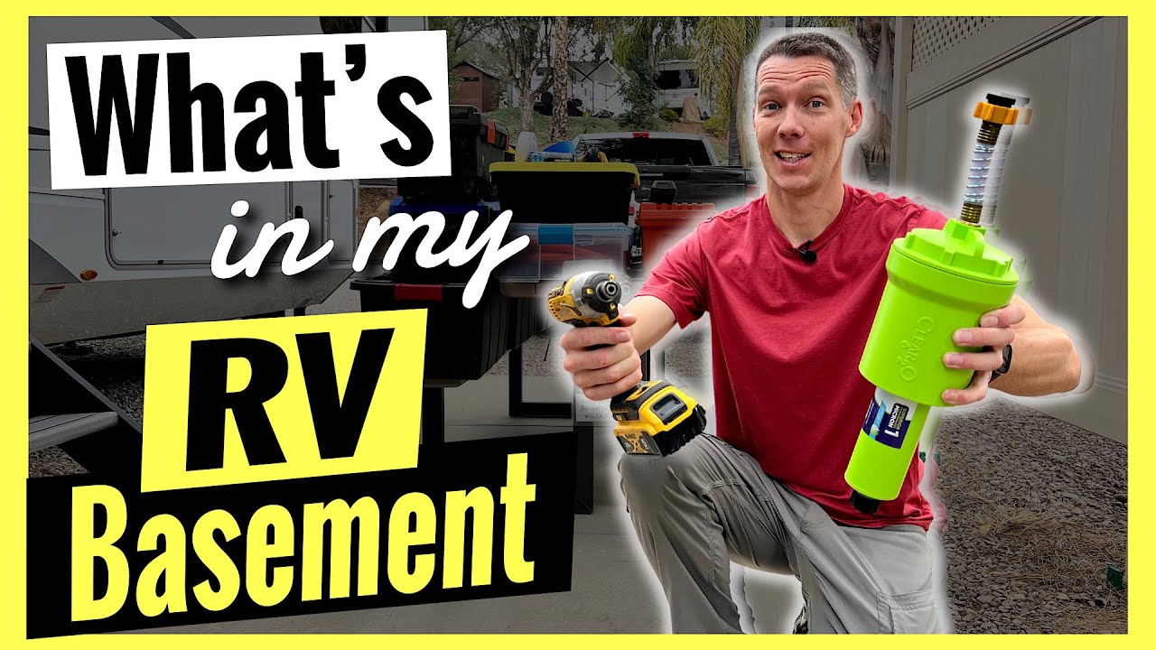 RV Under Storage Ideas, Organization & Tools for Full Timing - YouTube