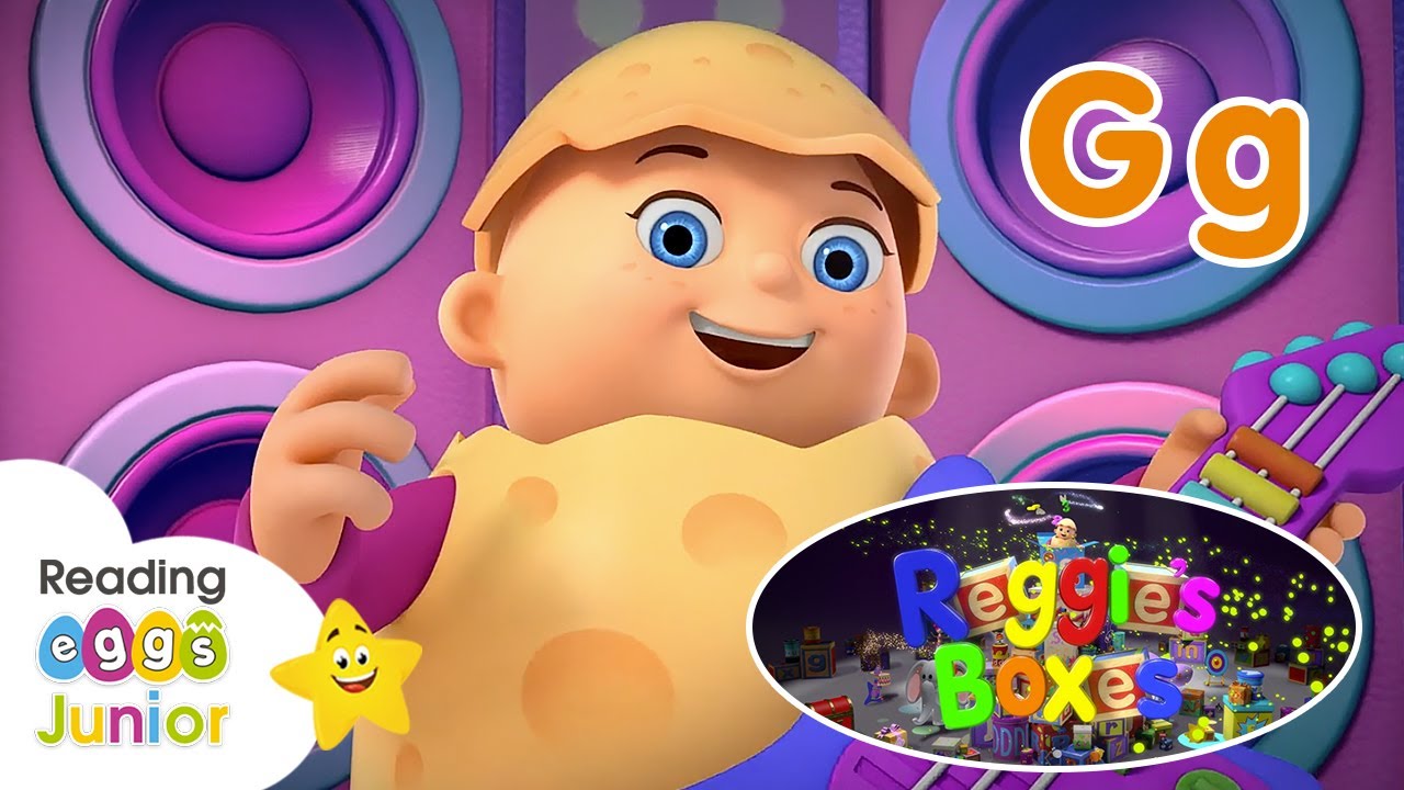 Learn Letter G 🔤 Reggie’s Boxes 🎁 Learning Letters - YouTube