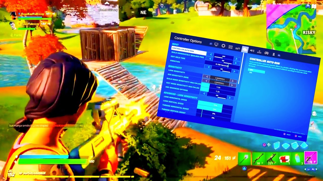 Best CONTROLLER Chapter 2 Season 2 Settings/Sensitivity/binds (PS4/Xbox ...