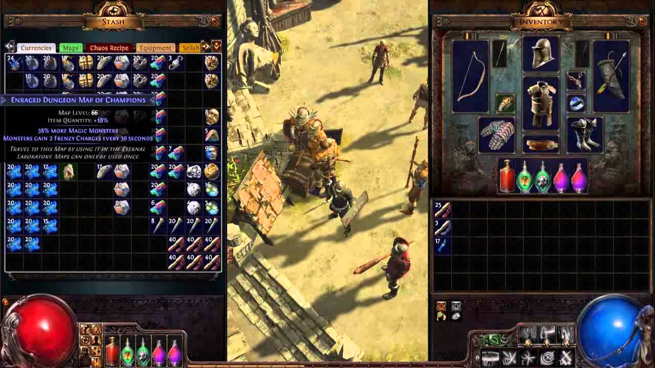 Path of Exile - How to farm Maps - YouTube