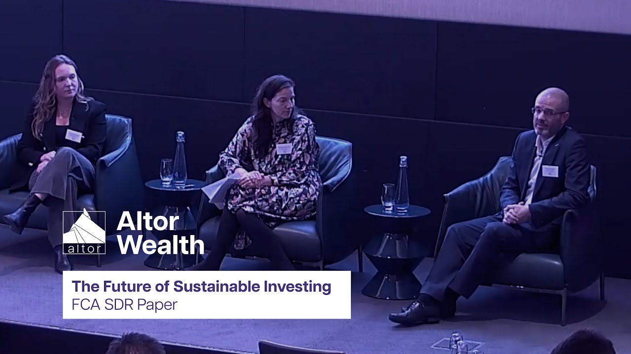 EQ The Future of Sustainable Investing 2022 - FCA SDR Paper - YouTube