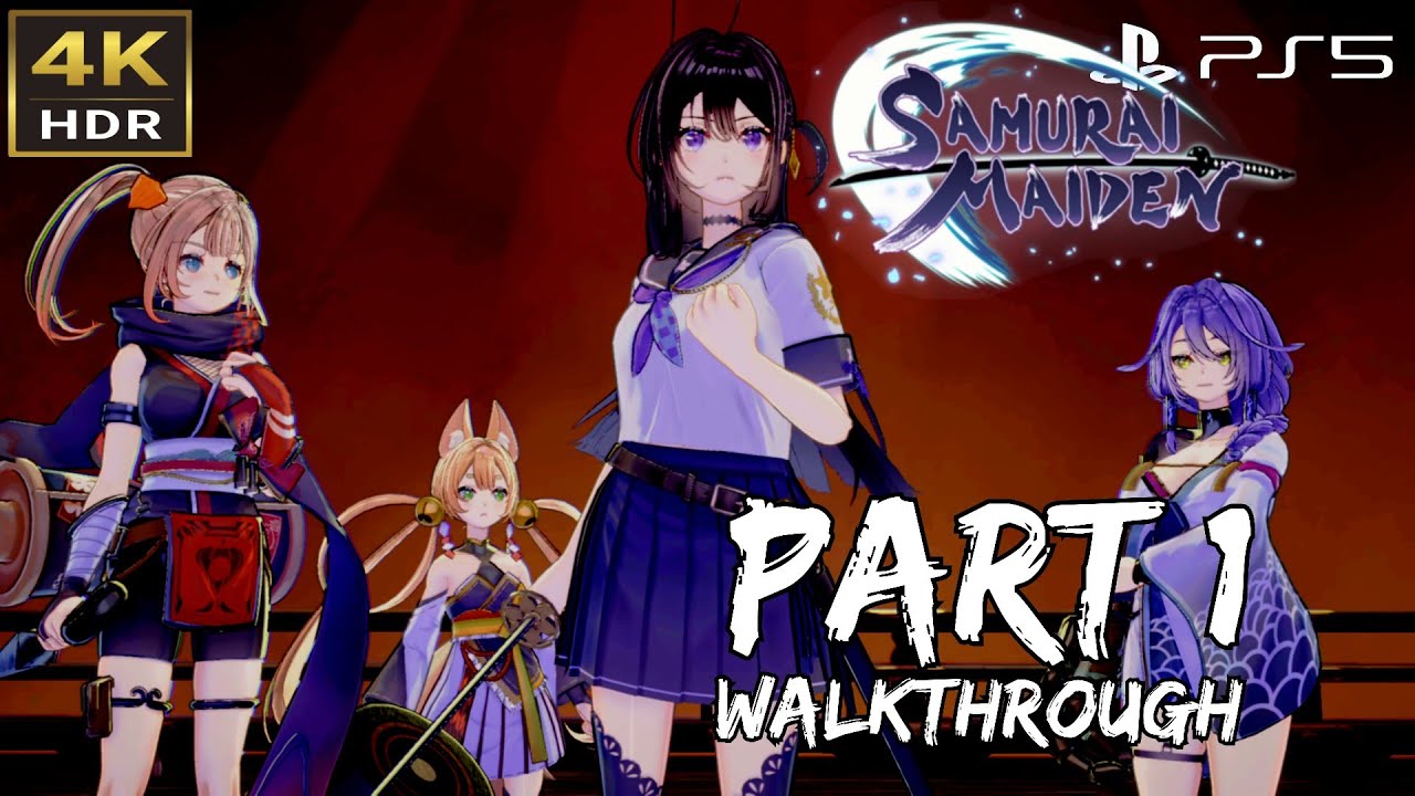 [Walkthrough Part 1] Samurai Maiden (PS5) 4K HDR No Commentary - YouTube