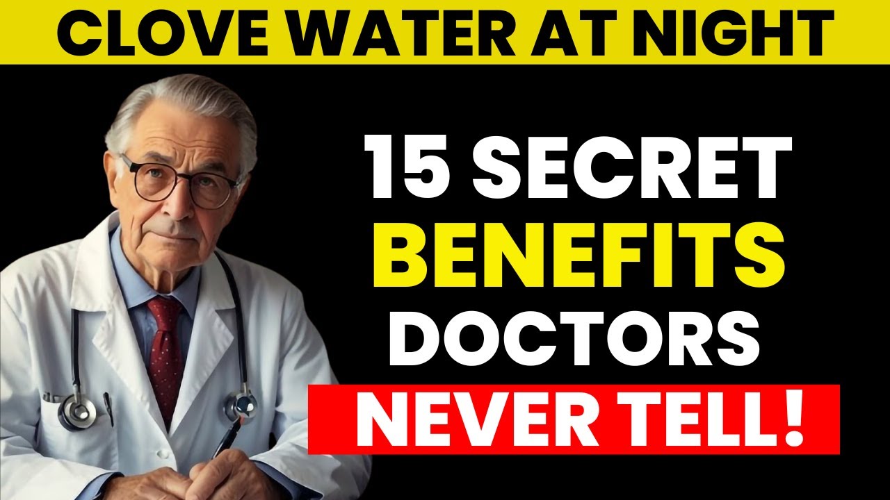After 70? Clove Water at Night—15 Surprising Benefits Doctors Never ...