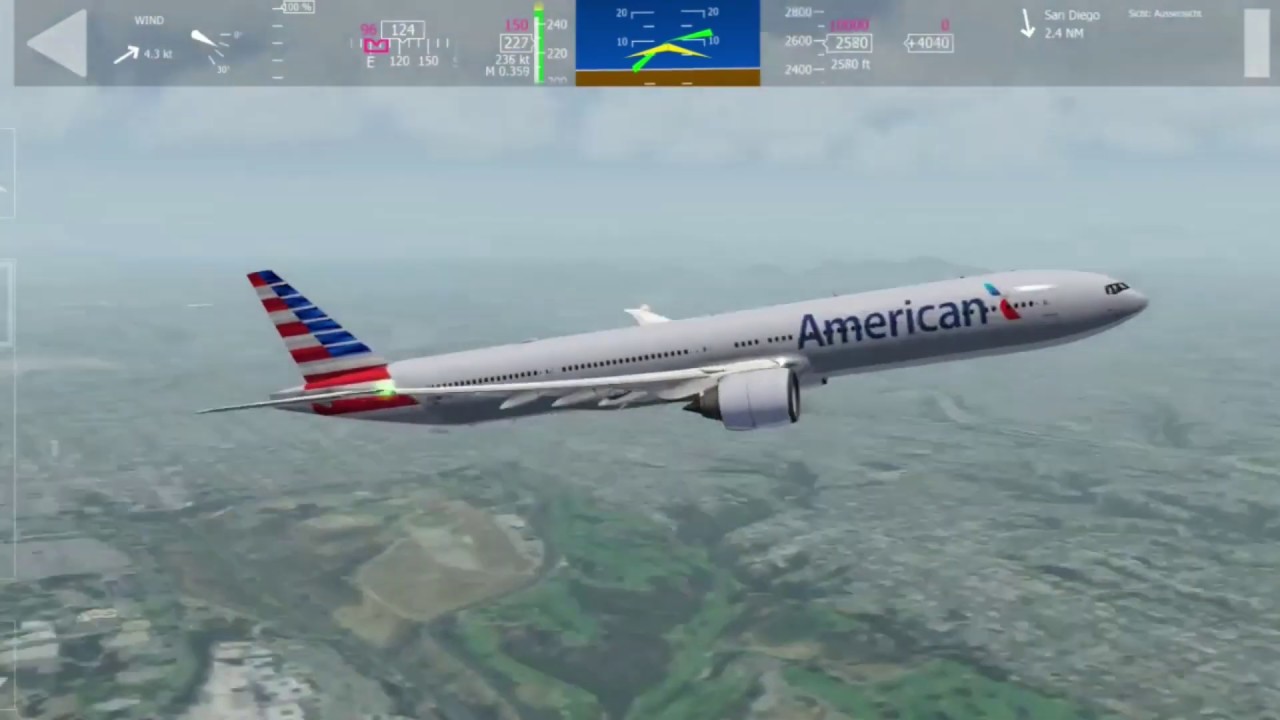 Now for Android ! Aerofly FS2020 | Boeing 777-300 Take-Off at San Diego ...