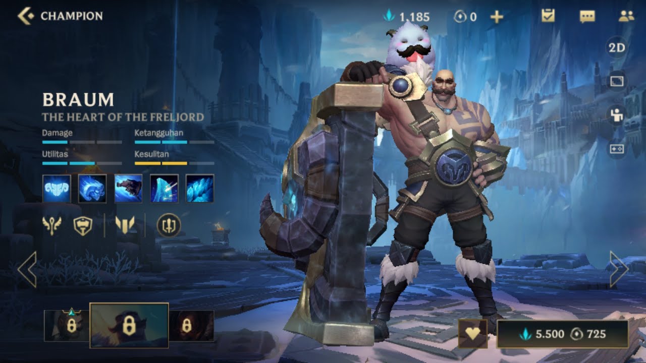 League of Legends: Wild Rift Game Play Hero Braum ! - YouTube