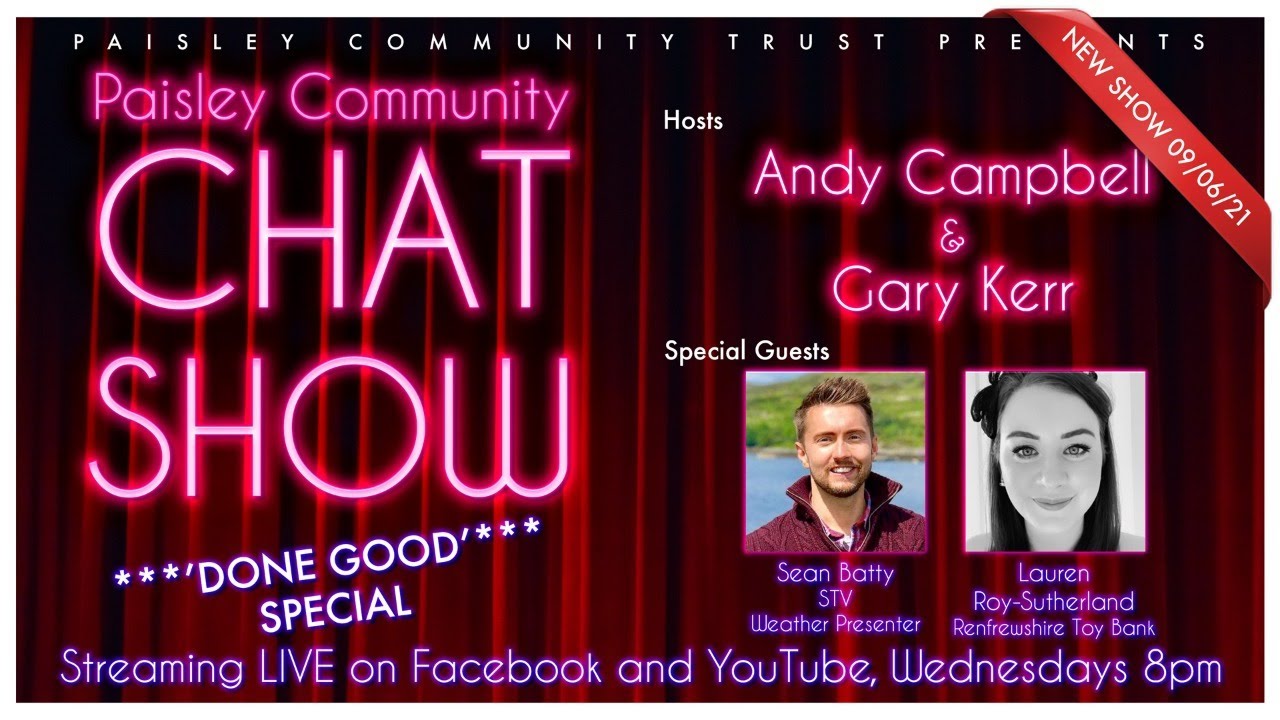 CHAT SHOW E59 09/06/2021 - *** 'DONE GOOD' SPECIAL *** - YouTube