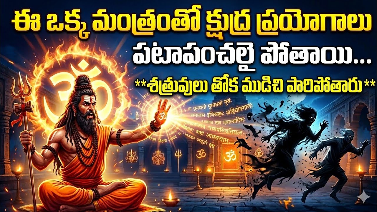 చేతబడి,చెడు ప్రయోగాలను తిప్పికొట్టే తంత్రం / Remove Black Magic ...