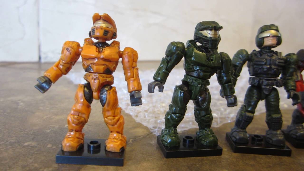 Halo mega blocks abriendo marines y spartans parte 2 - YouTube