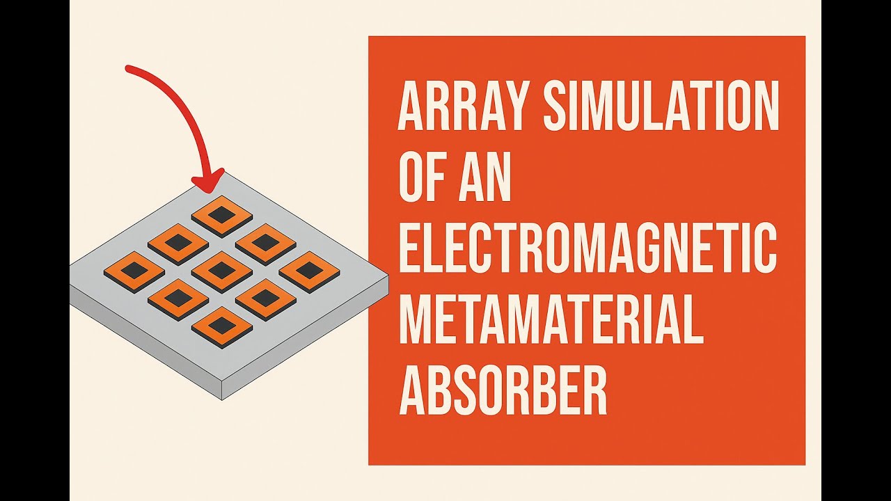 EM Metamaterial Absorber Array Simulation II CST Studio Suite - YouTube