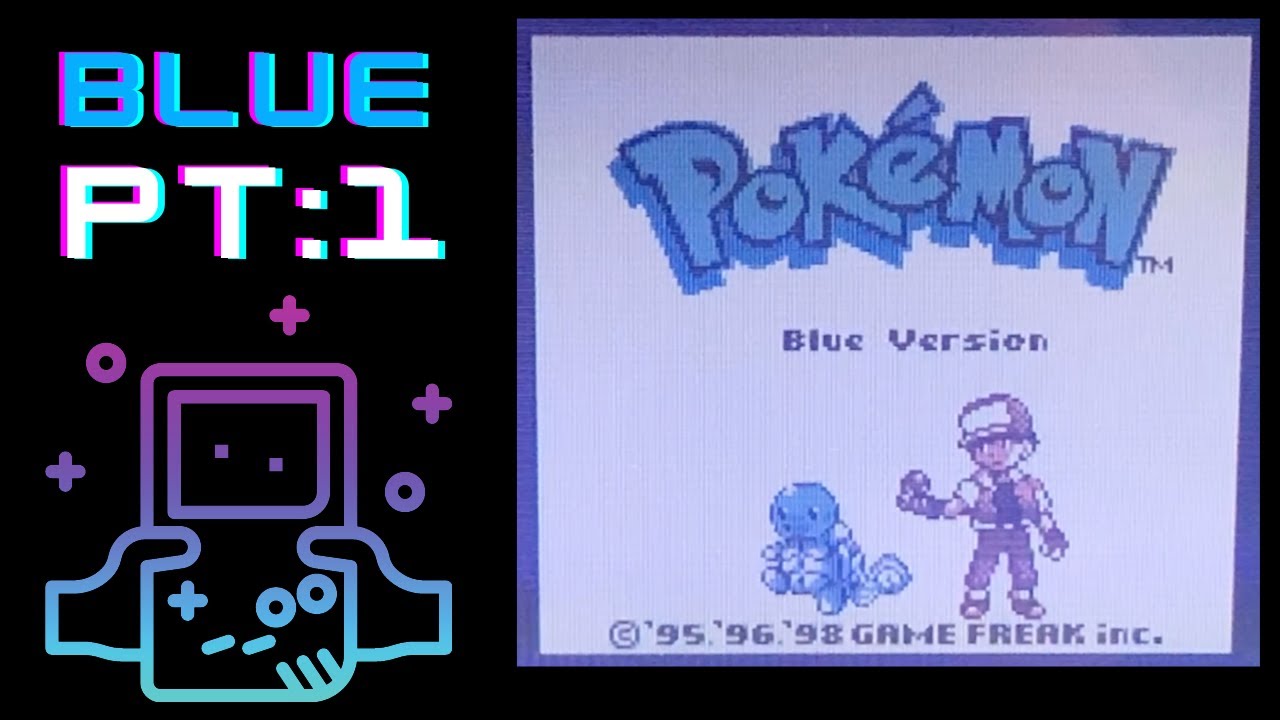 POKEMON BLUE PLAYTHROUGH PT:1 NINTENDO GAMEBOY ADVANCE SP! Oldschool ...