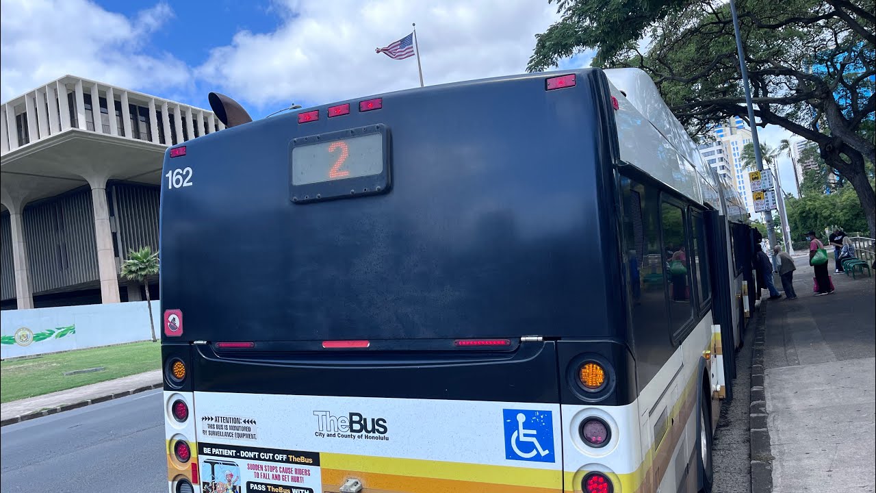 [TheBus, Honolulu 2010 DE60LFR] [Oahu] Honolulu Bus #162 Route 2 - YouTube