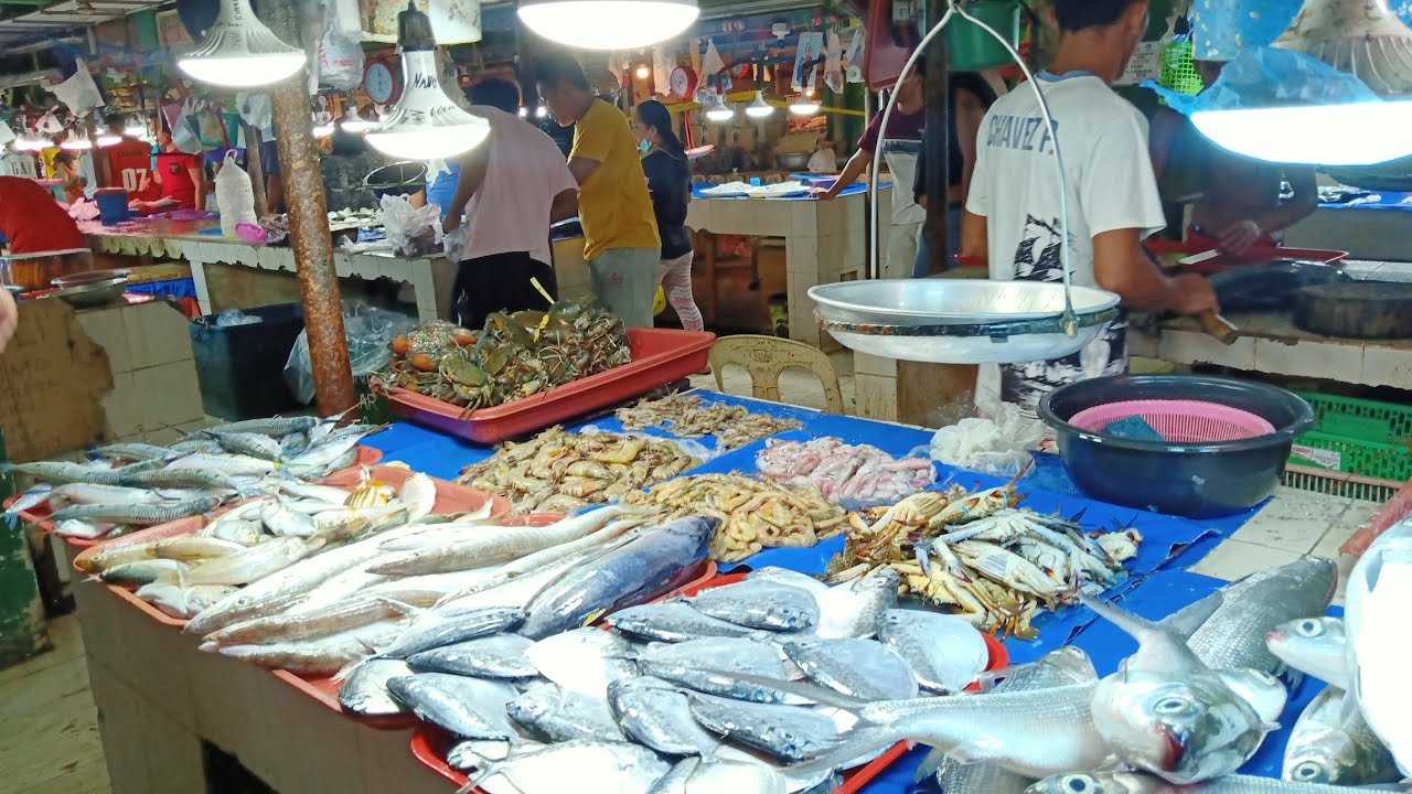 MASBATE CITY PUBLIC MARKET | Seafoods Section - YouTube