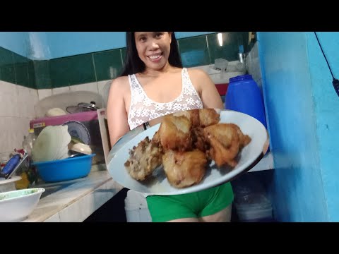 my crispy fried chicken with cryspy fry /  basic way of cooking /piniritong manok