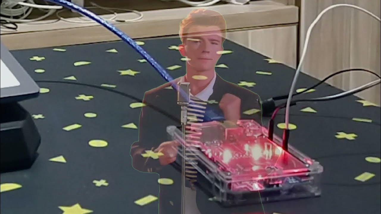 Arduino Buzzer attempts Rick Astley's - 'Never Gonna Give You Up' - YouTube