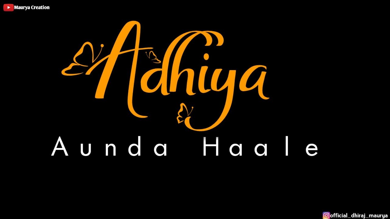 Adhiya Karan Aujla New Song Whatsapp Status Adhiya Song Whatsapp Status ...