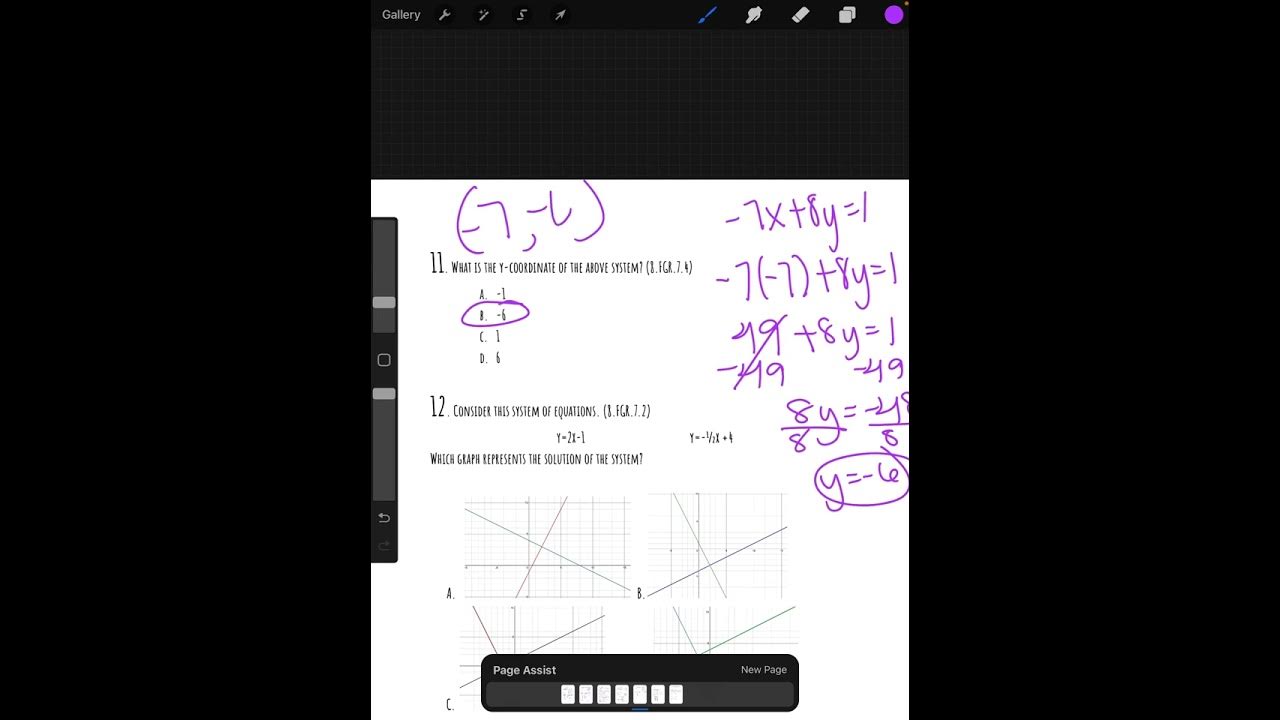 8th Grade Math Unit 4 Review - YouTube