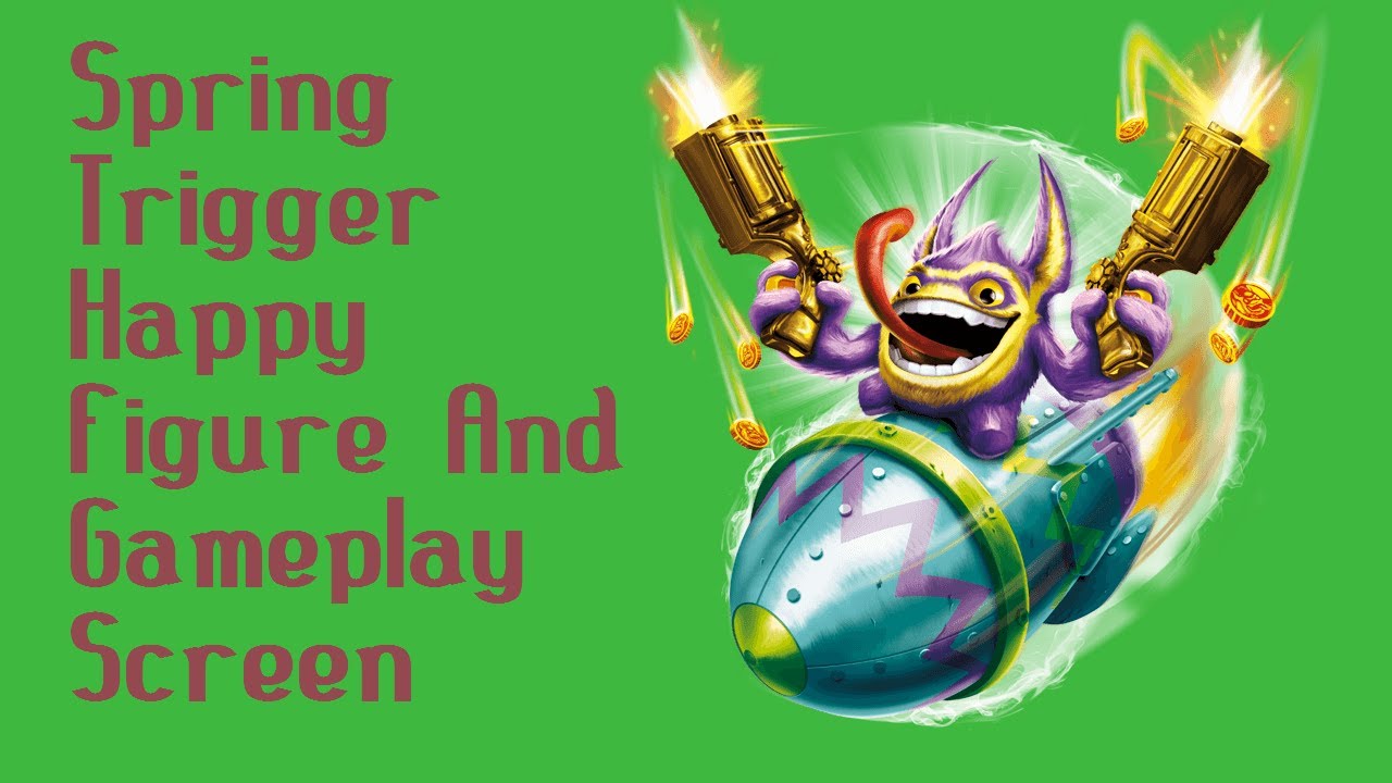 Skylanders: Swap Force - Spring Trigger Happy Figure and Gameplay ...