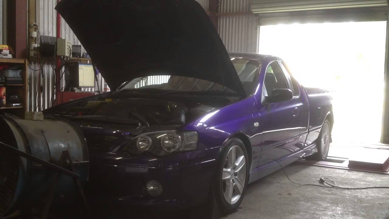 DMD TUNING's 2003 Ford Falcon BA XR8 Custom dyno tuned - YouTube
