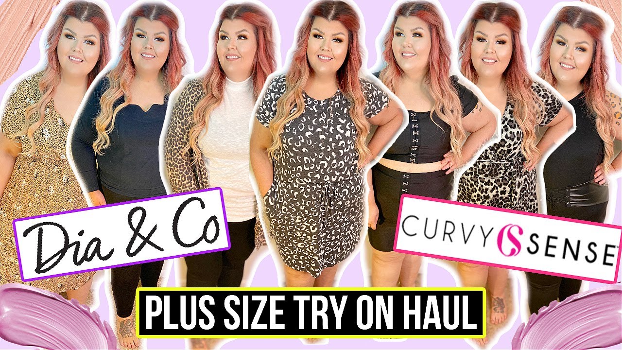 Dia & Co + Curvy Sense Plus Size Try On Haul Feb 2021 - YouTube