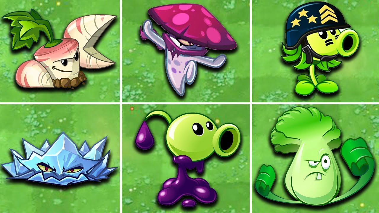 PVZ 2 Challenge - Random 20 Team ICE x POISON x GUNNER x BOXING x PEA ...