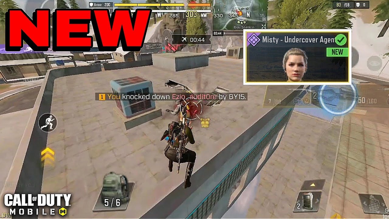 *NEW*🤯 CODMOBILE BATTLE PASS CHARACTER MISTY UNDERCOVER AGENT SKIN ...