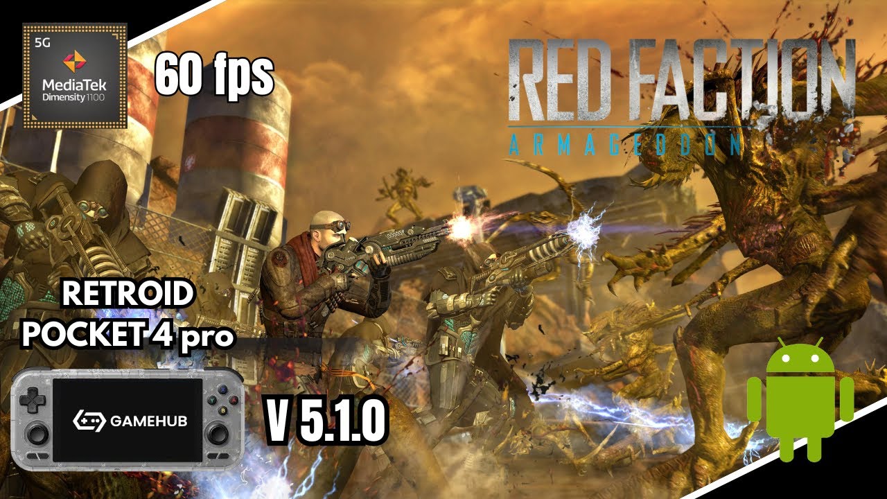Red Faction Armagedon test on Retroid Pocket 4 pro using Gamehub ...