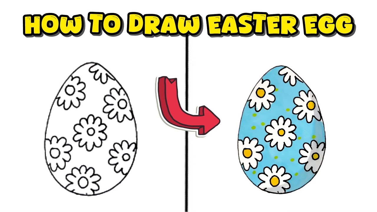 How to Draw an Easter Egg – Festive and Fun Step-by-Step Art Guide ...