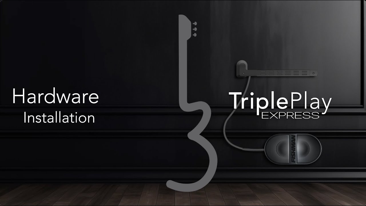 How To Install TriplePlay Wireless: Vibrato Bridge - YouTube