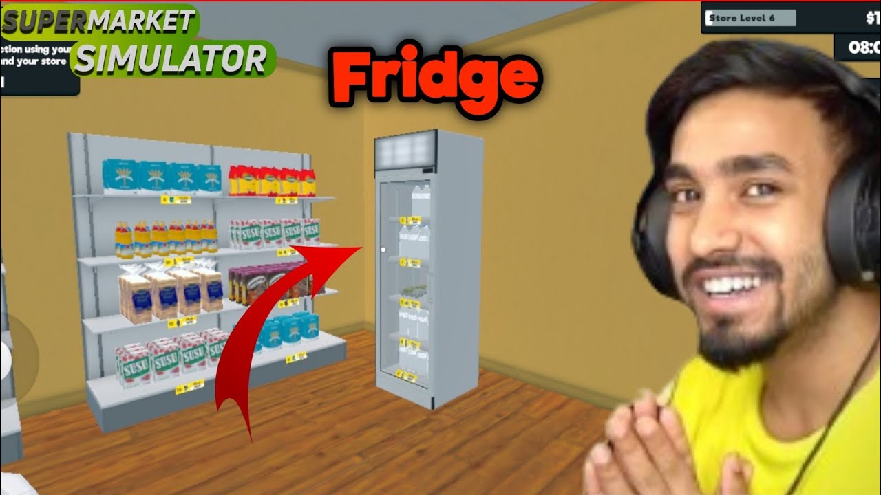 I Bought A Fridge In SuperMarket Simulator Game ||Supermarket Simulator ...