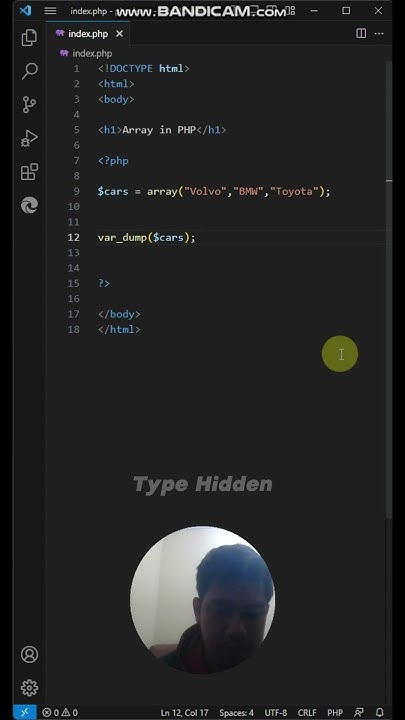 Array Di Php Coding Php Pemrograman Tutorial Phpscripts Youtube