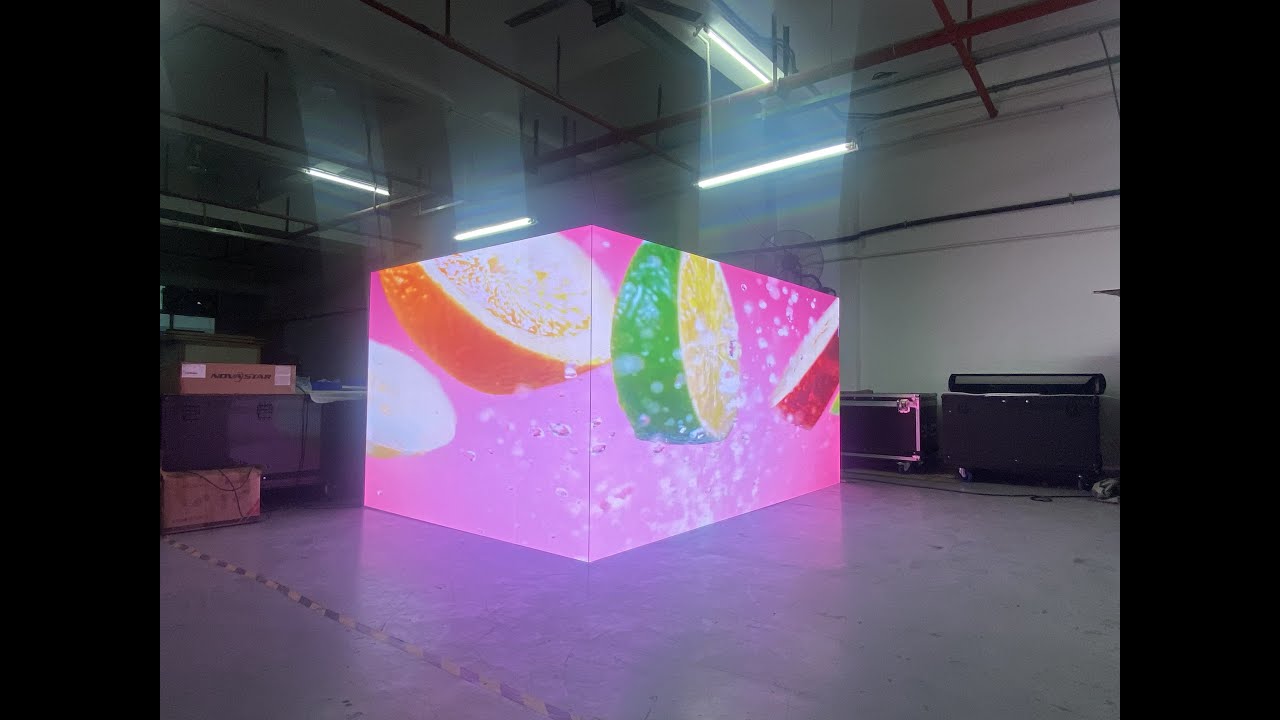 HSC LED P2.6 LED Screen for 90 Degree Design - YouTube
